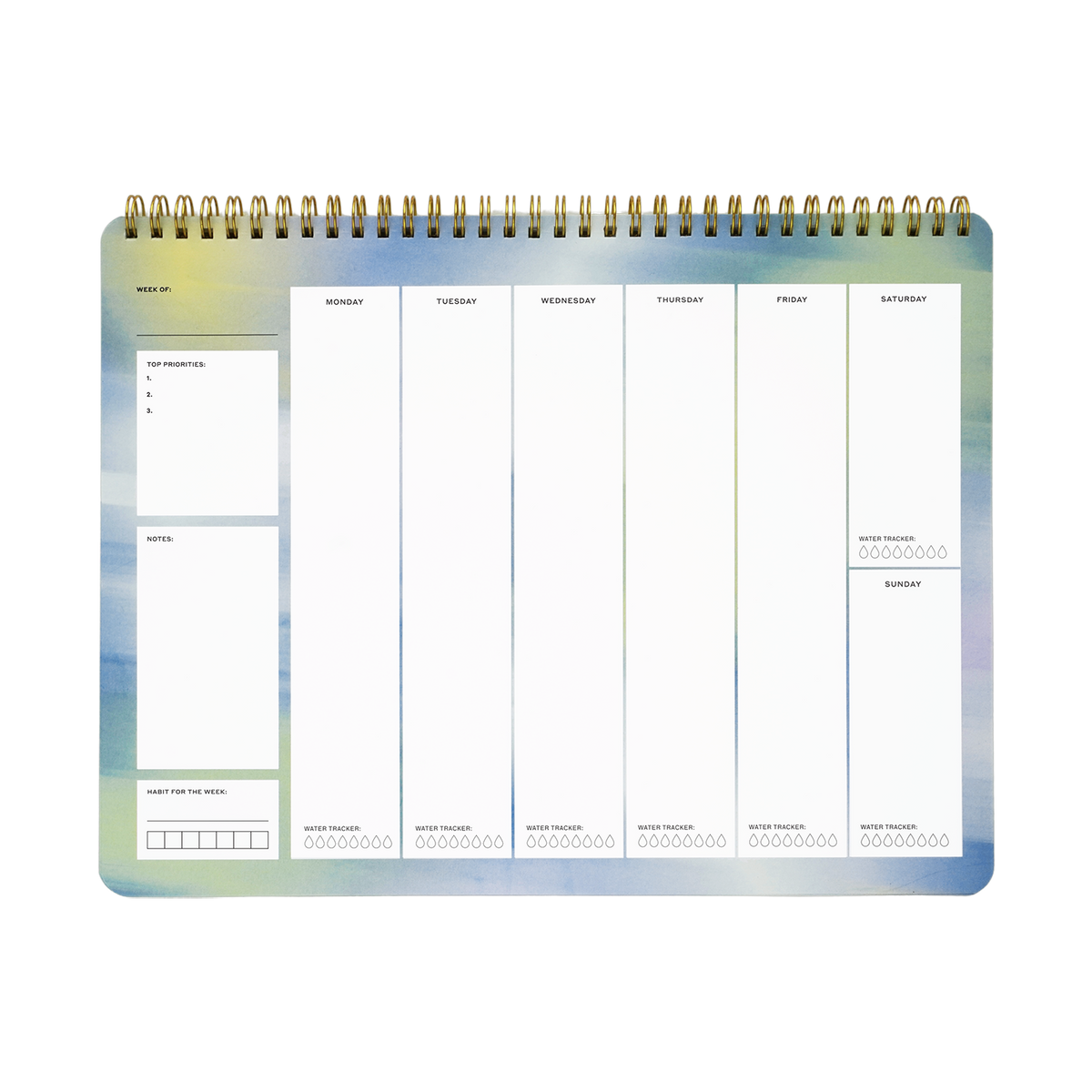 Gradients Weekly Desk Planner – The Paper Bunny Philippines