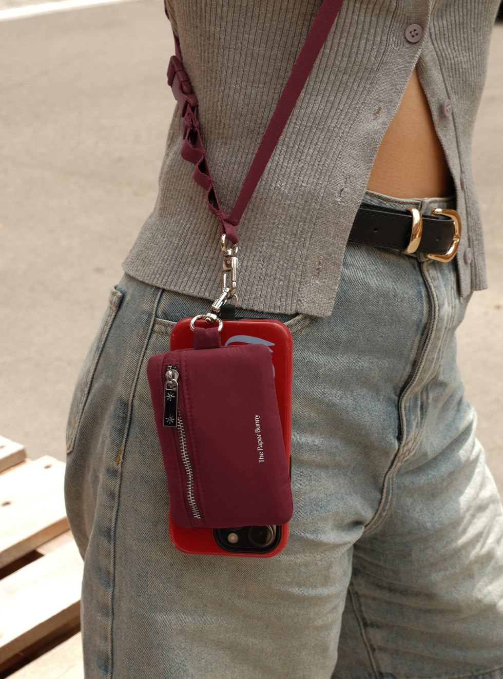 Puffer Card Pouch (Berry) – The Paper Bunny Philippines
