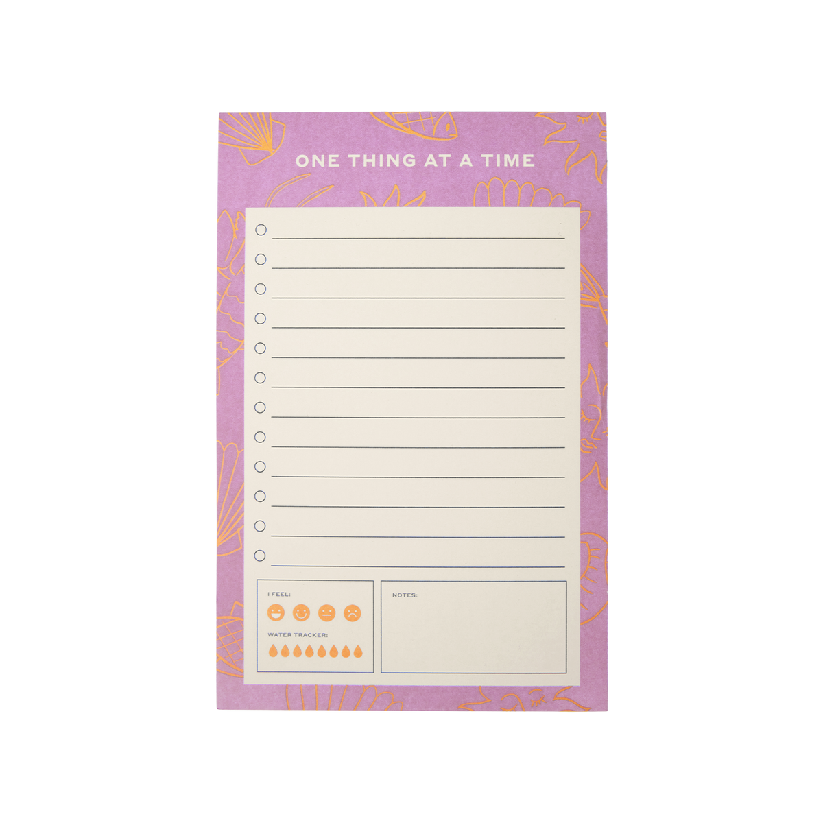 One Thing At A Time Notepad (Pink) – The Paper Bunny Philippines