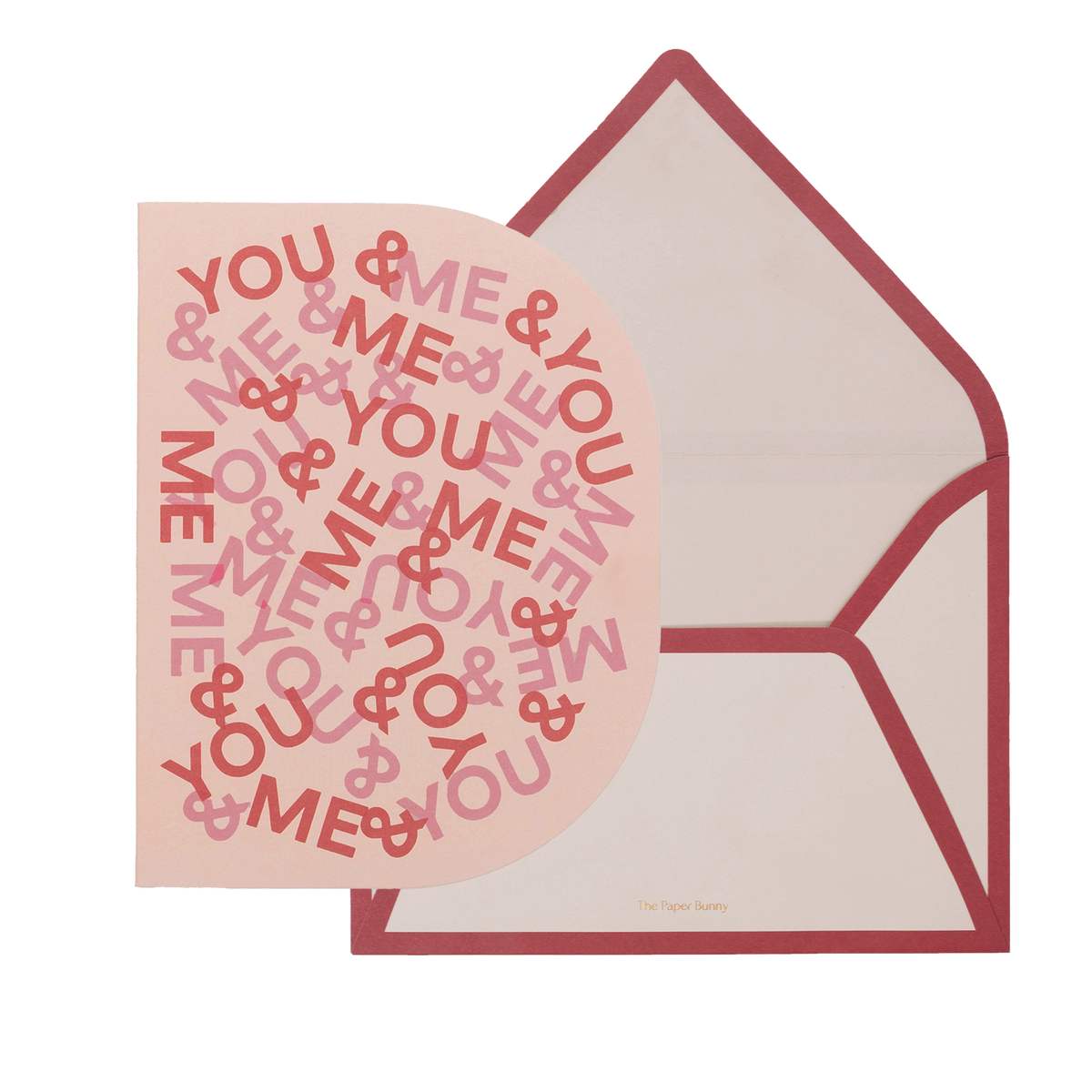 You And Me Greeting Card – (PH) The Paper Bunny