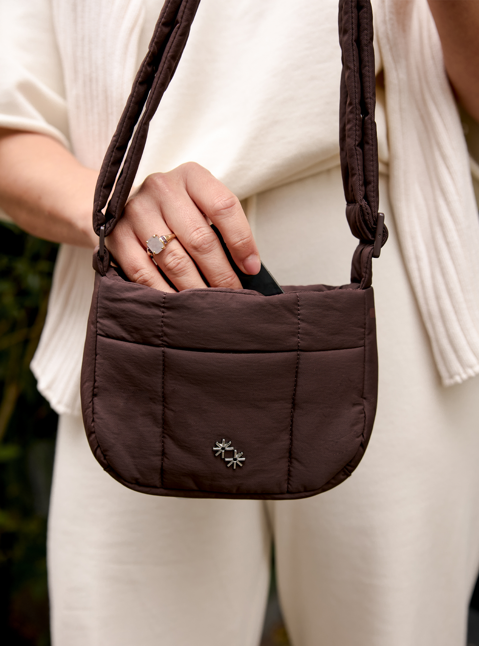 Mini Puffer Swing (Gloss Coffee) – The Paper Bunny Philippines
